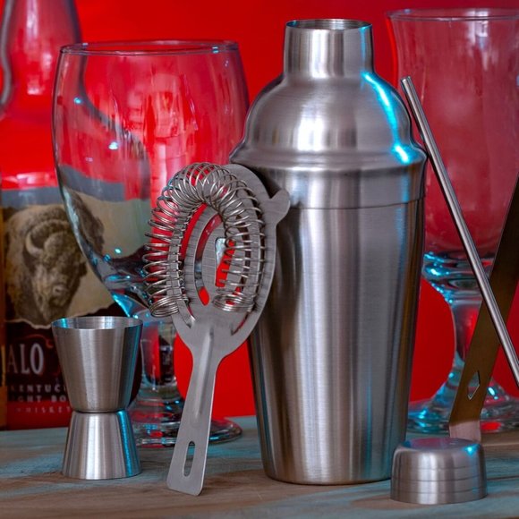 Mystery Cocktail Kits | Dining | New Cocktail Shaker Set 5piece ...